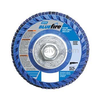 Norton 66623399137 4-1/2 x 5/8-11 40 Grit Bluefire R860 Flap Discs